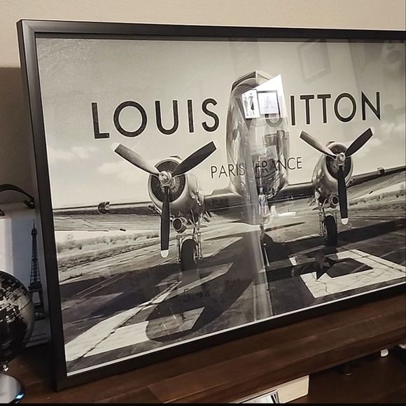 At Home | Wall Decor | At Home Wheels Up Louis Vuitton Framed Wall Art ...